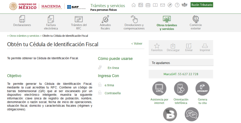 Cédula de Identificación Fiscal Qué es y cómo descargarla